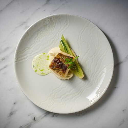 Churchill Plate Coupe Tide White 26cm. Buy online at Cooks Villa